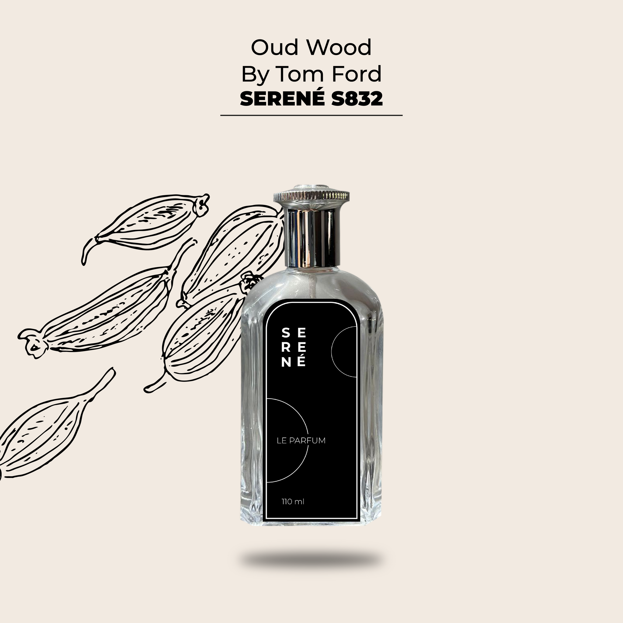 Serené Le Parfum S832 - inspirada en Oud Wood By Tom Ford. – Serene